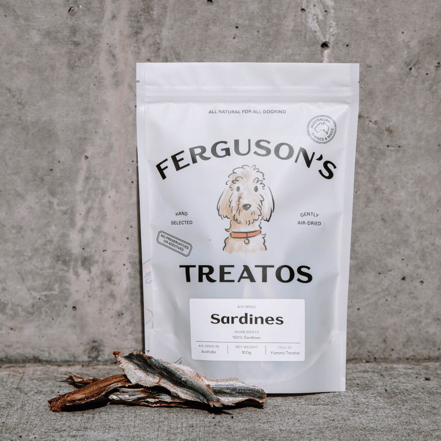 Dried Sardines for Dogs | Dehydrated Dog Treats – Ferguson's Treatos